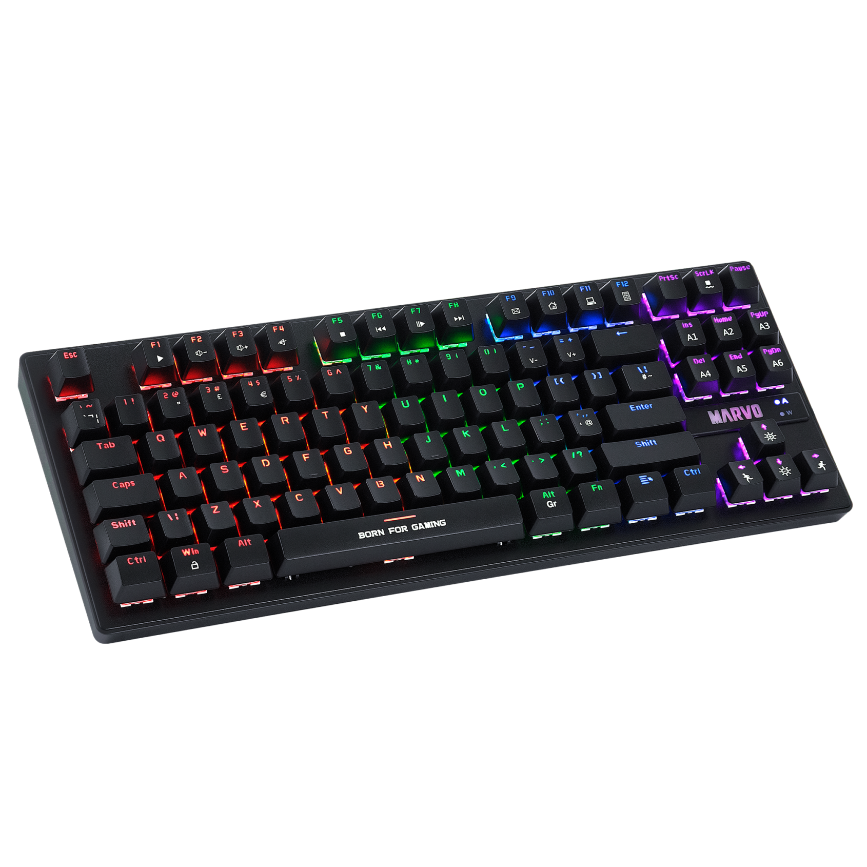 Marvo RGB Mechanical Compact Gaming Keyboard - TechRecovery