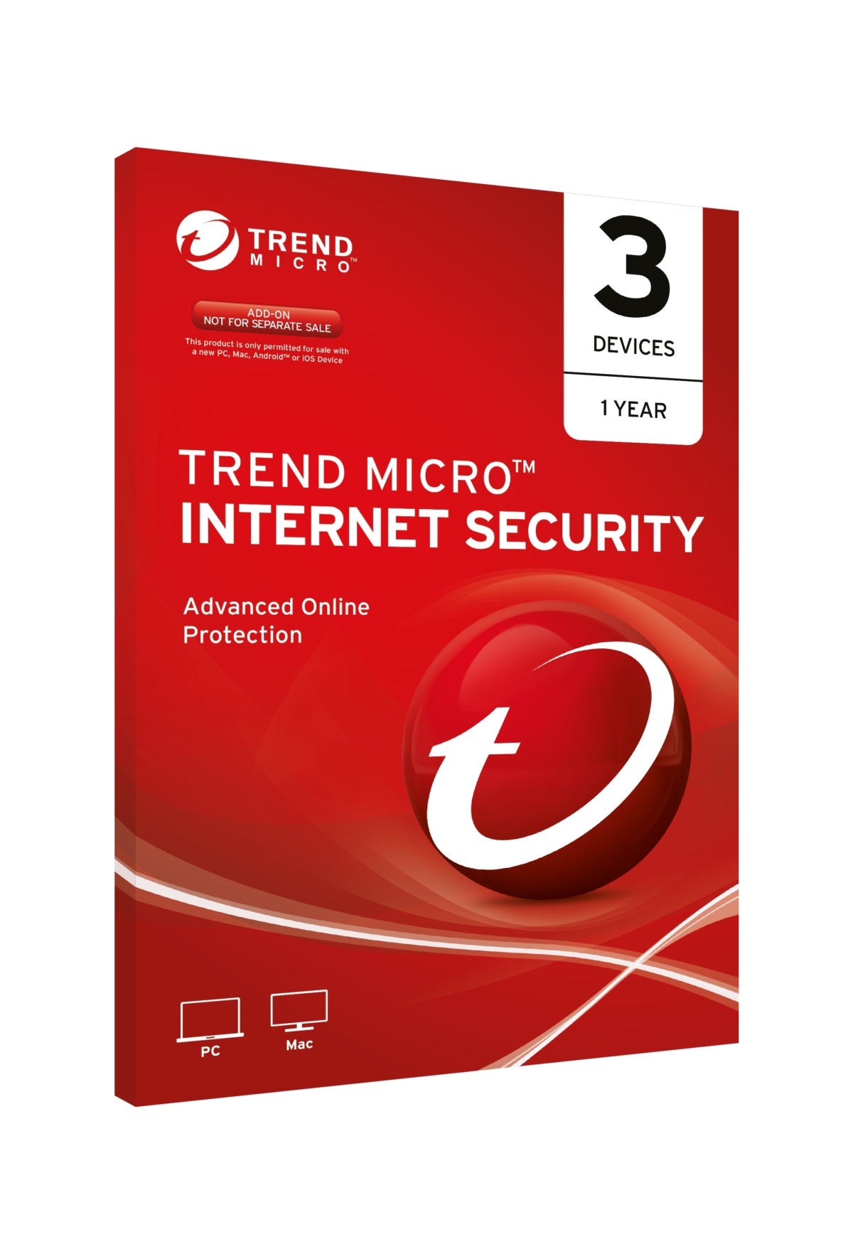Trend Micro Internet Security 3 Devices 1 year - TechRecovery
